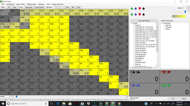 Pio solver ranges question | Run It Once